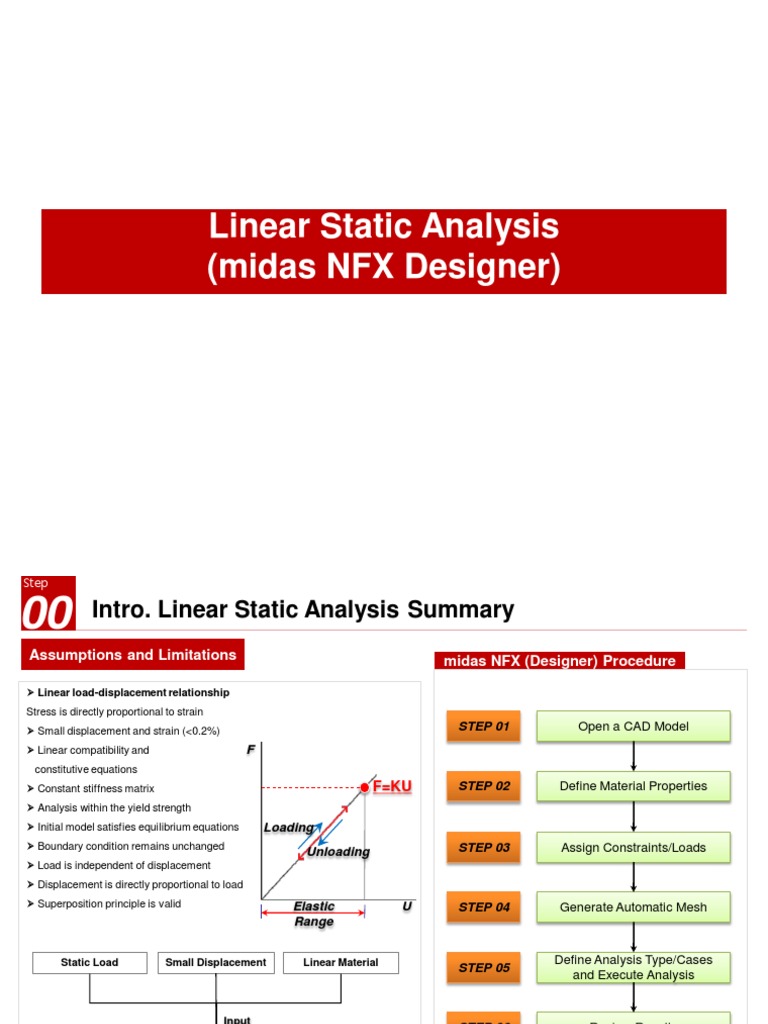 D1 - Linear Static Analysis (Designer) | PDF | Deformation (Engineering ...