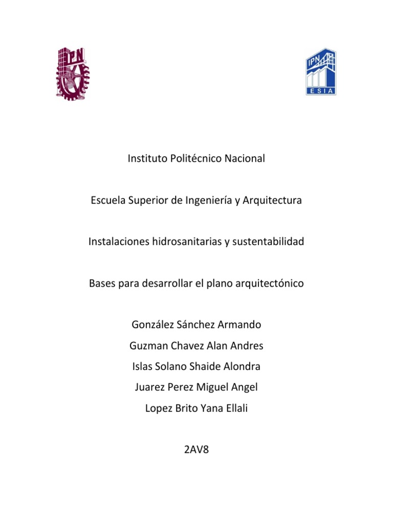 Bases para Desarrollar Un Plano Arquitectonico | PDF | Planificación