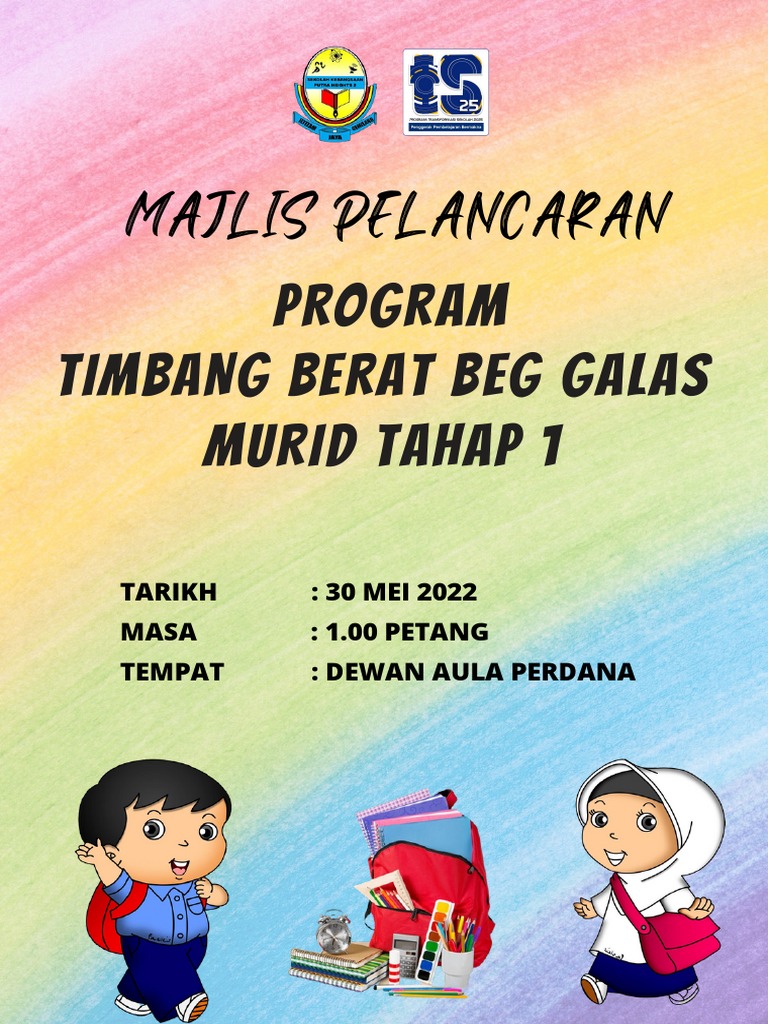 Program Timbang Berat Beg Galas Murid Tahap 1 | PDF