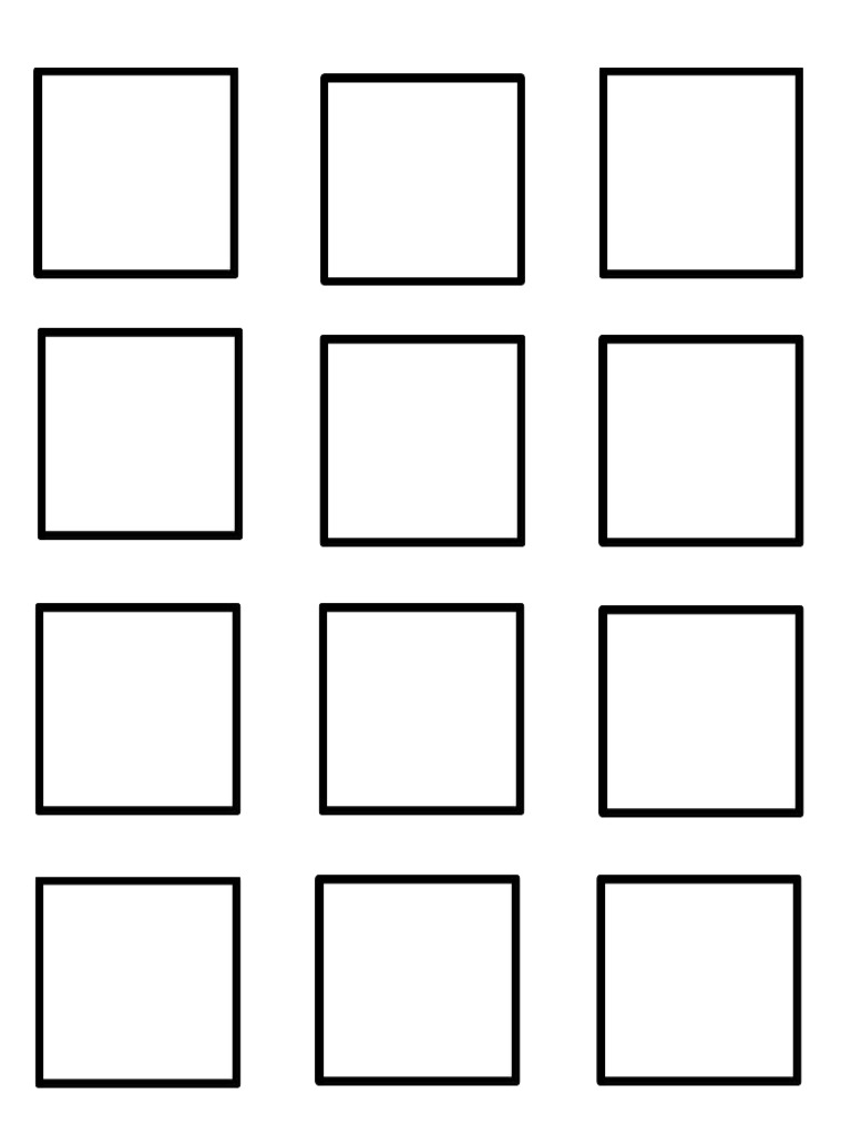 Cuadros de 5x5 para Abecedario | PDF