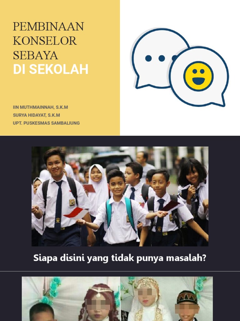 Tugas dan Peran Konselor Sebaya | PDF
