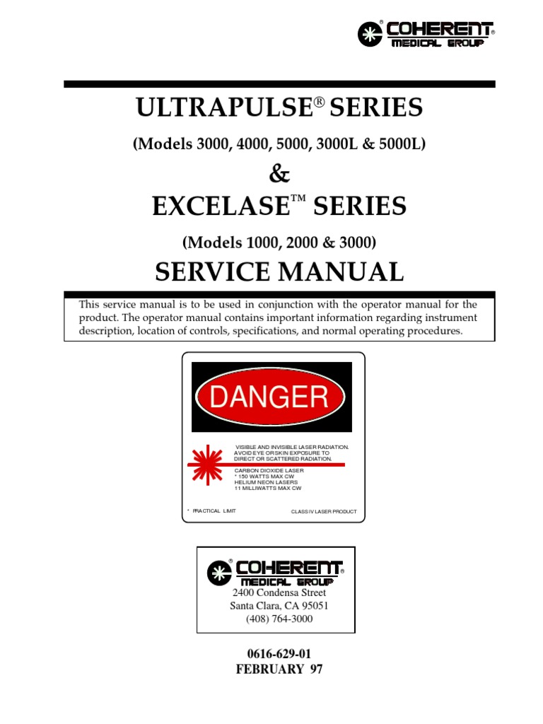 UltraPulse 5000 | PDF | Alternating Current | Laser