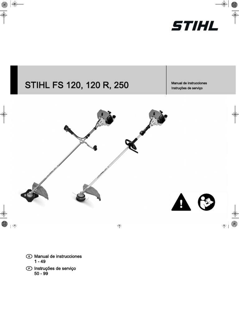 Stihl FS 120 - 120 R - 250 | PDF | Motores | Herramientas