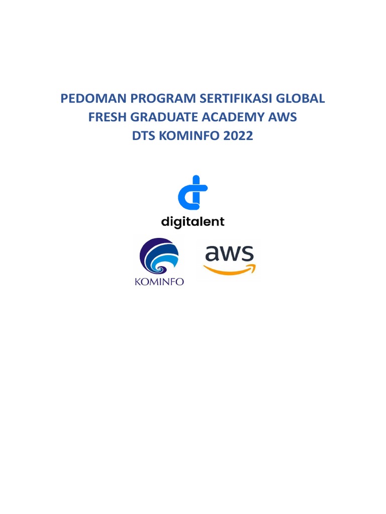 Pedoman Sertifikasi - Fga Aws 2022 | PDF | Komputer | Teknologi & Rekayasa