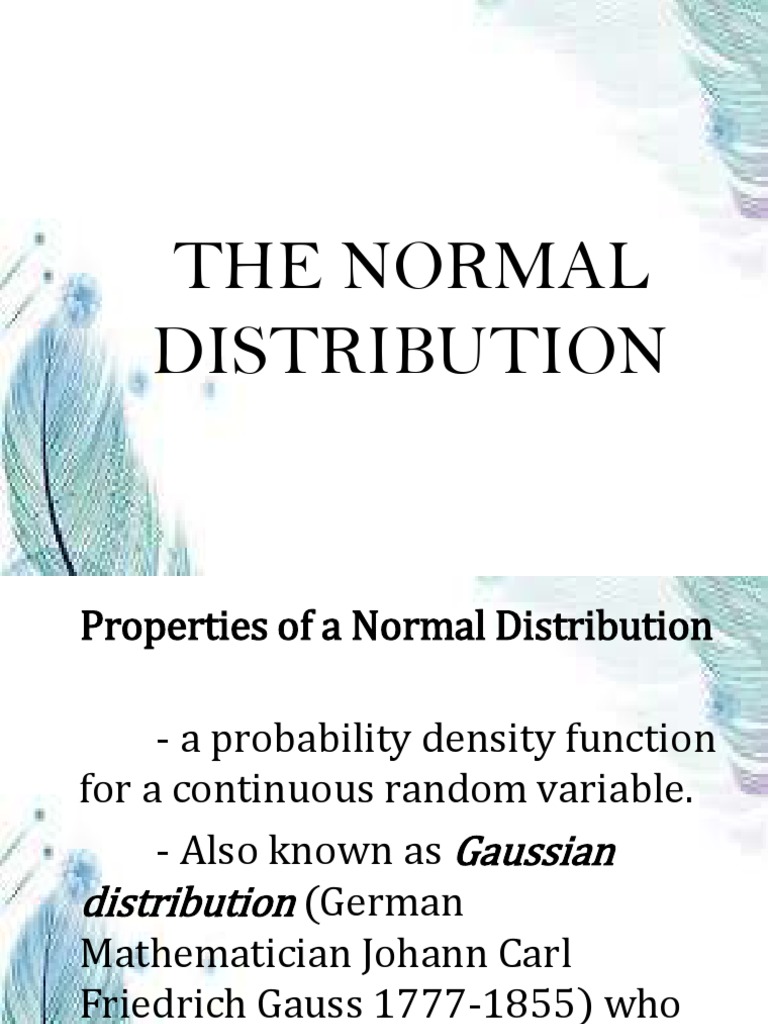 R. Normal Distribution | PDF