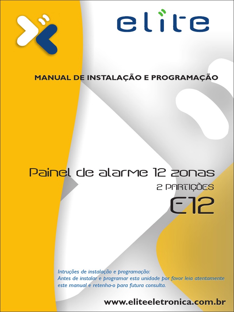 Elite - Instalador - E12 | PDF | Resistor | Vermelho