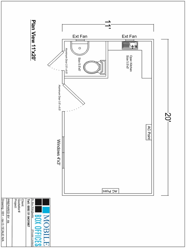 Plan View - 11x20 Ham 13-02-23 PDF | PDF