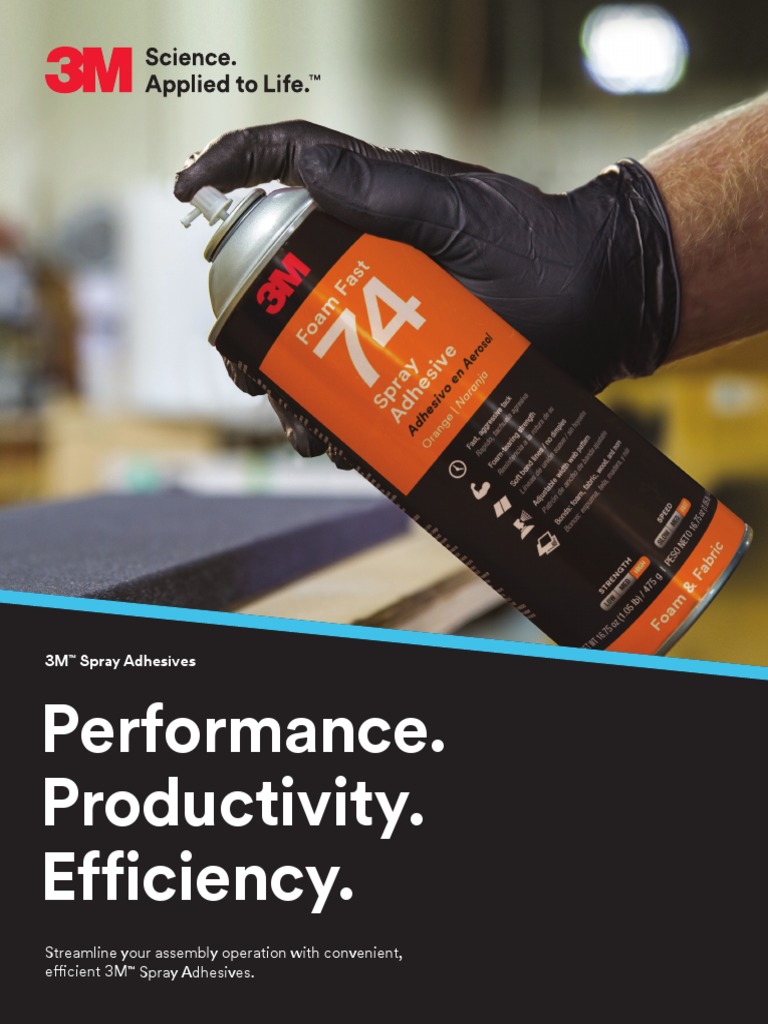 Spray Adhesives Brochure High Res | PDF | Adhesive | Polystyrene