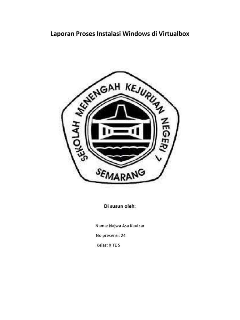 Laporan Praktikum Instalasi OS Virtualbox Najwa | PDF | Komputer ...