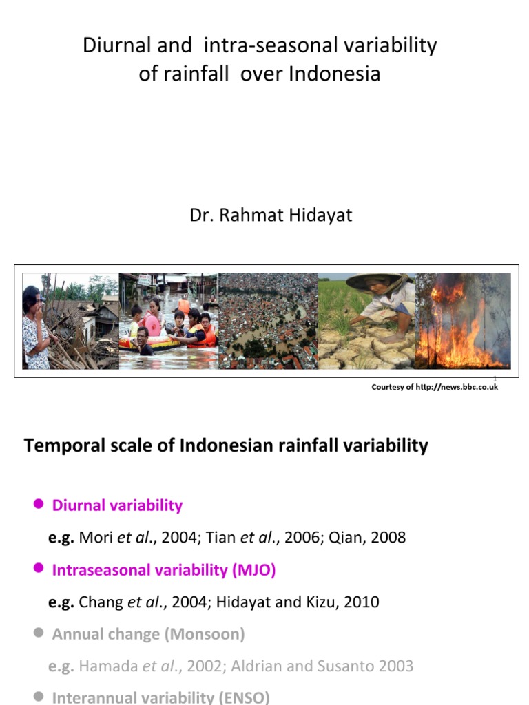 Lecture MJO | PDF | Precipitation | Branches Of Meteorology