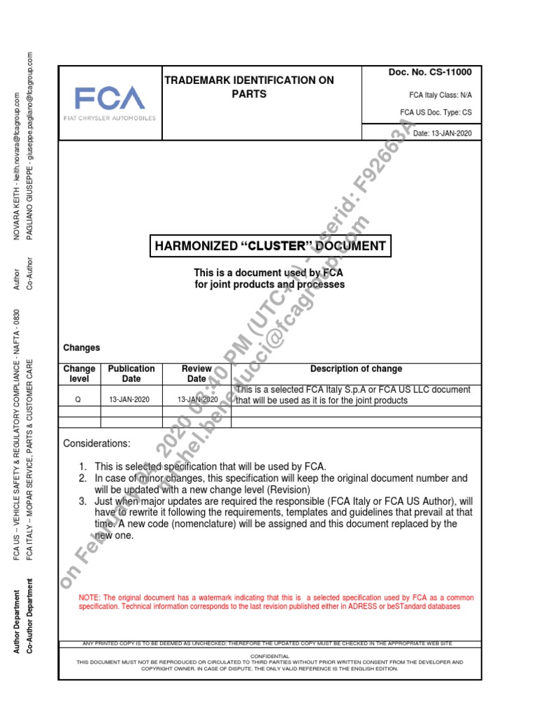 CS-11000 | PDF | Chrysler | Luxury Motor Vehicle Manufacturers