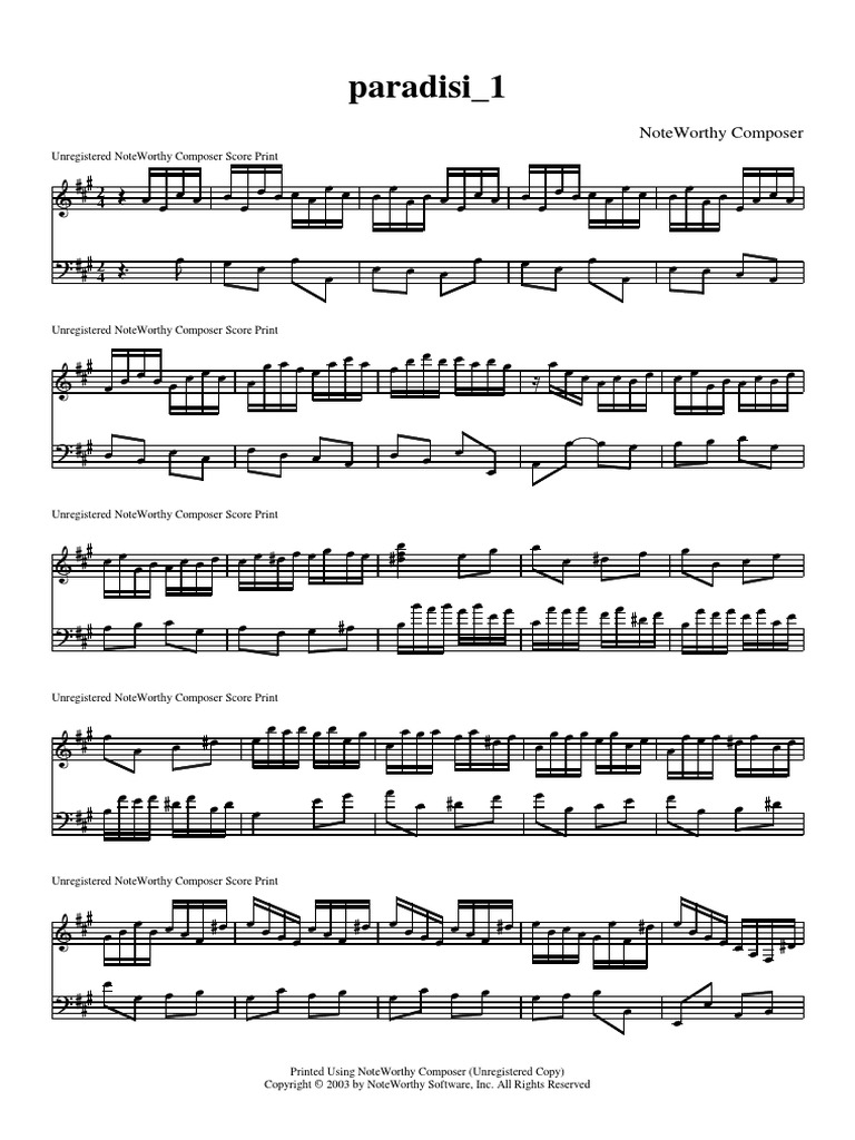 Domenico Paradisi - Toccata | PDF