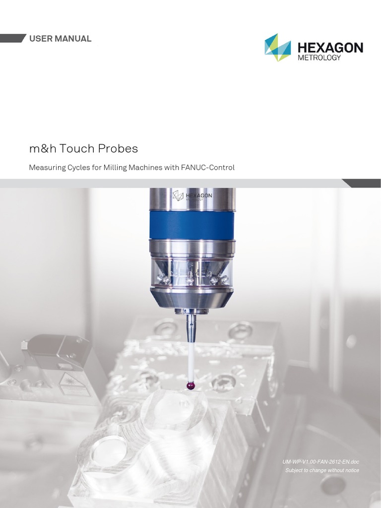 M&H Probing Manual | PDF | Calibration | Cartesian Coordinate System