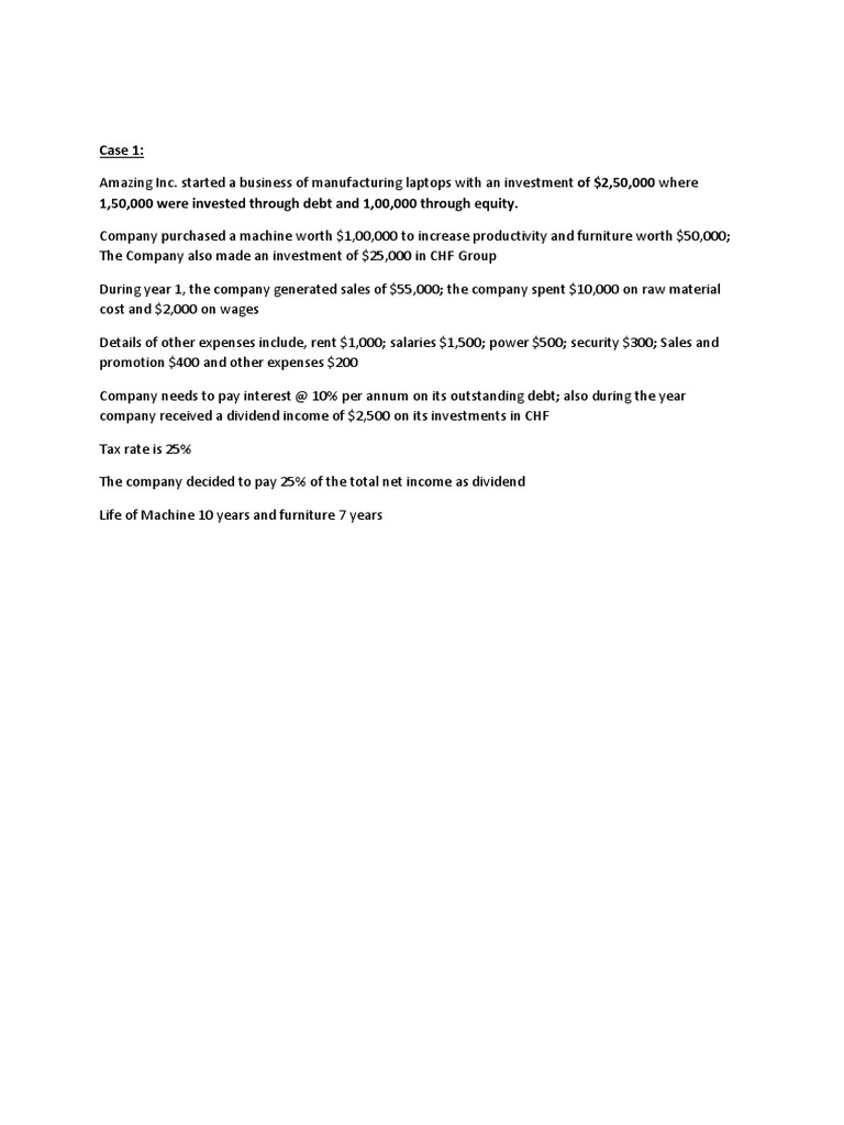 Case Study Class 5 PDF | PDF