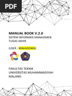 Panduan Penggunaan SIMAWA UM Jambi | PDF