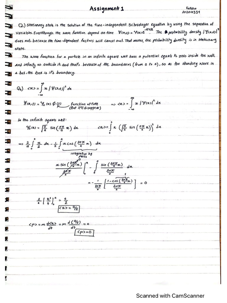QM Assignment 1 - Fatima | PDF