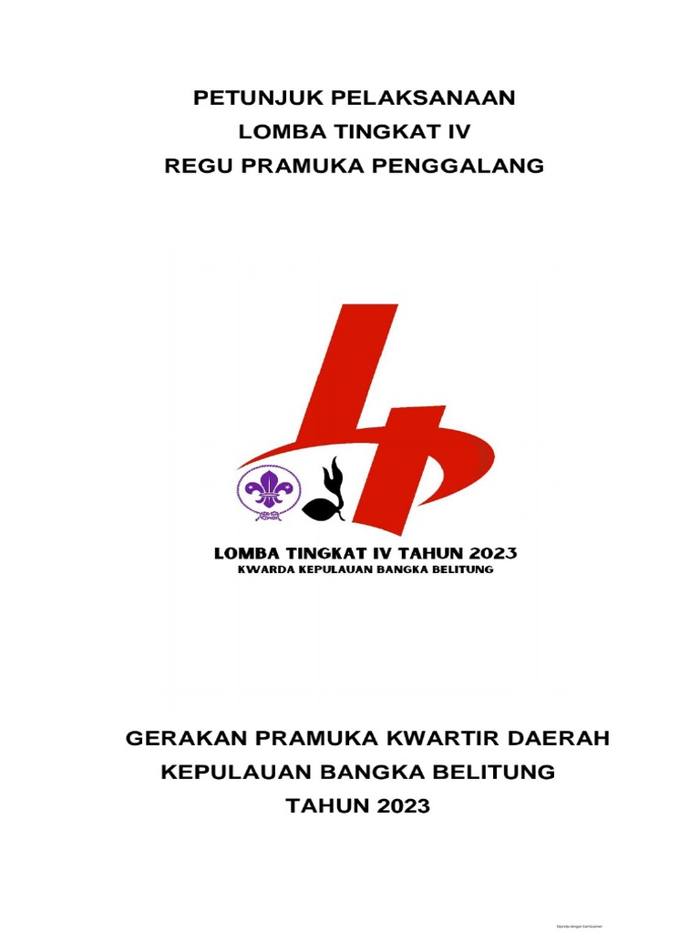 Juklak LT Iv Kep - Babel 2023 Update | PDF