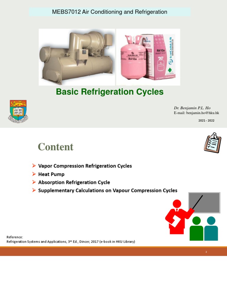 Basic Refrigeration Cycle Overview | PDF