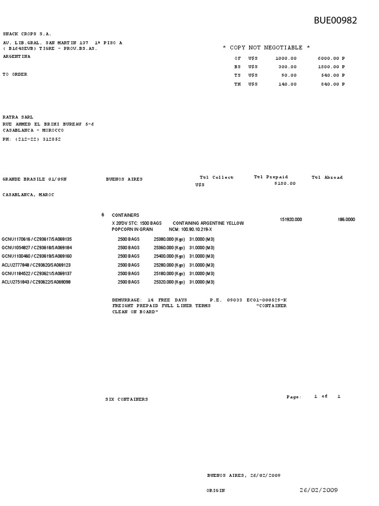 Bue-Casablanca BUE00982 | PDF