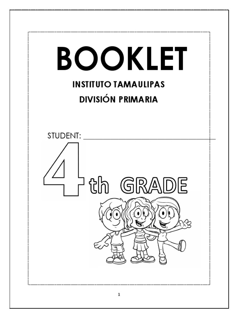 Cuadernillo de Ingles 4to. | PDF