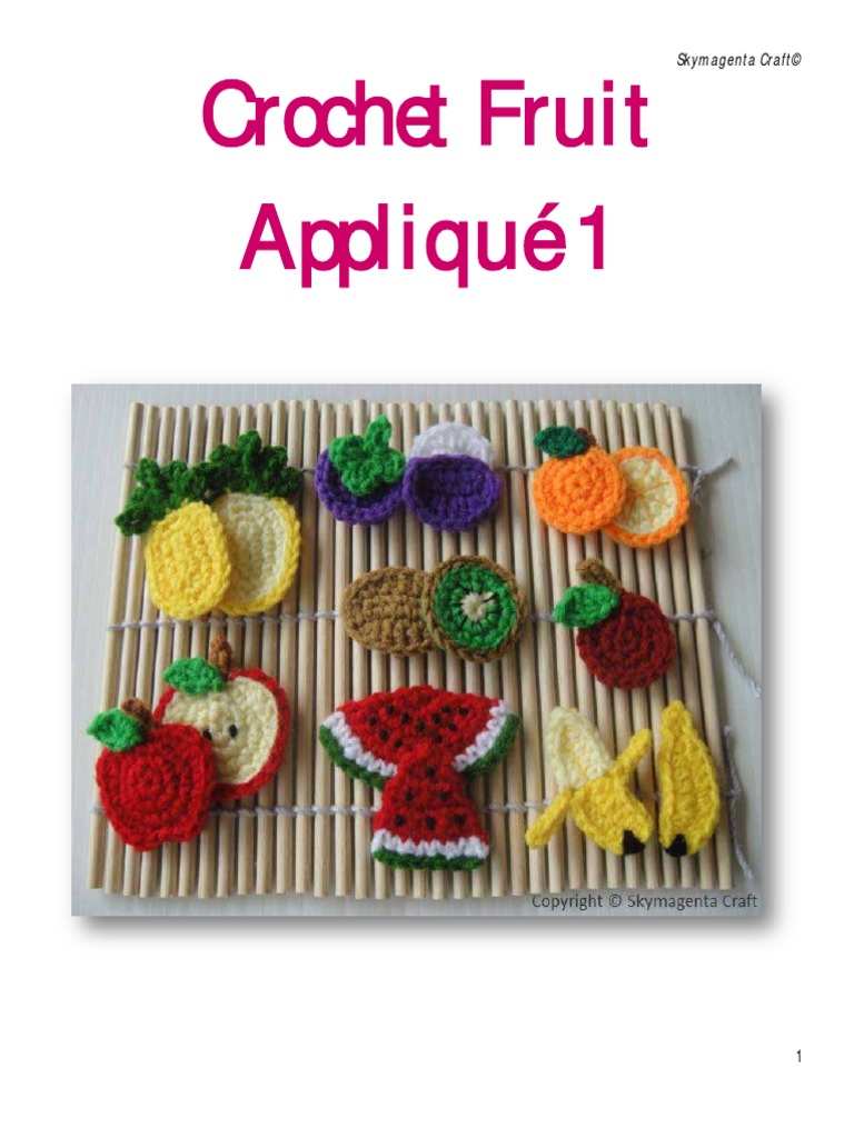 Apliques 2 | Download Free PDF | Crochet | Weaving