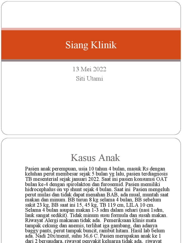 Siang Klinik | PDF