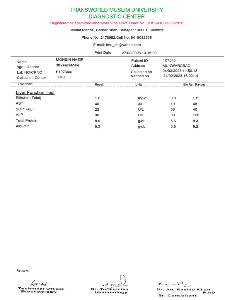 Test Report Me | PDF | Blood | Clinical Medicine