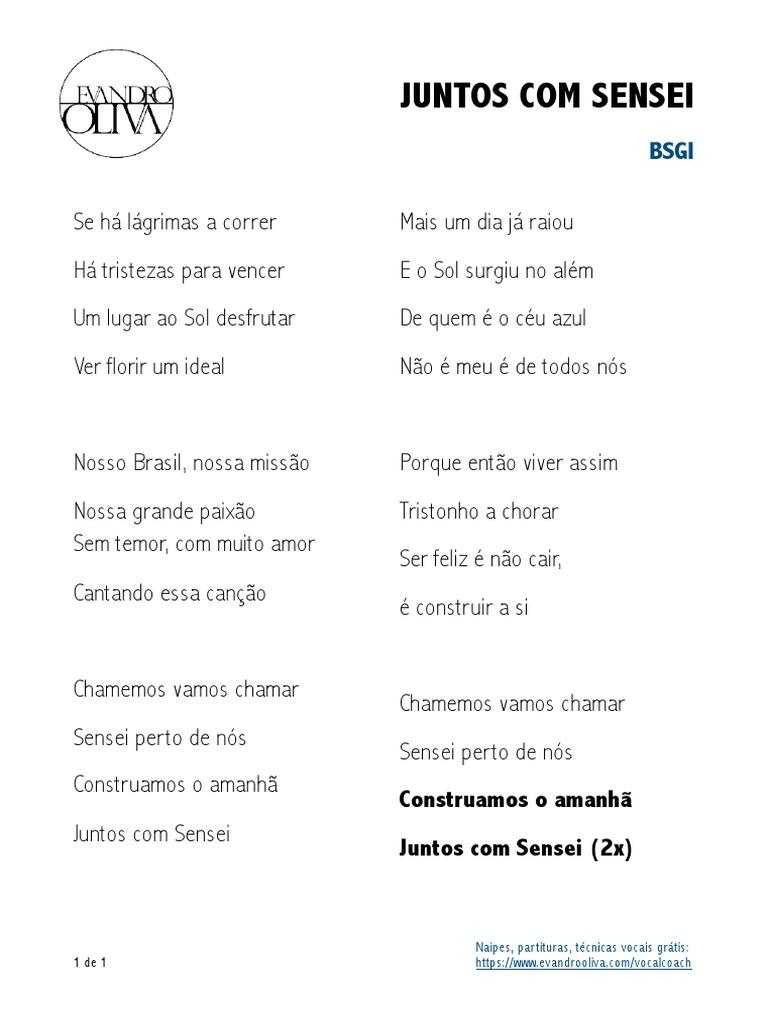 BSGI Juntos Com Sensei | PDF