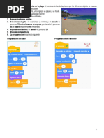 PRACTICA 2 SCRATCH Cambio Escenario | PDF | Scratch (lenguaje de ...