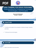 Urban Planners' Guide to CDRA | PDF | Hazards | Risk