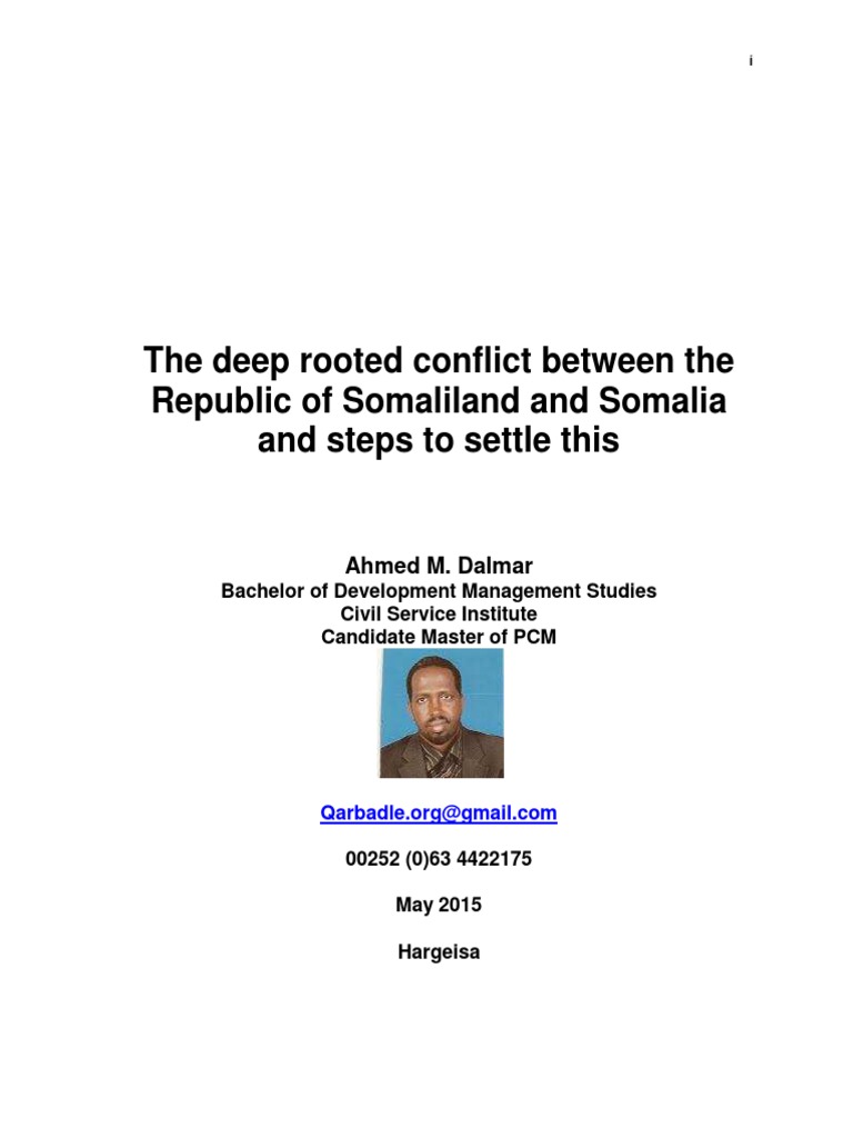 Settling the Somali Conflict: Overcoming Divisions to Build Peace ...