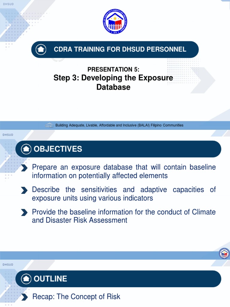 CDRA Step 3: Exposure Database Development | PDF | Hazards | Risk