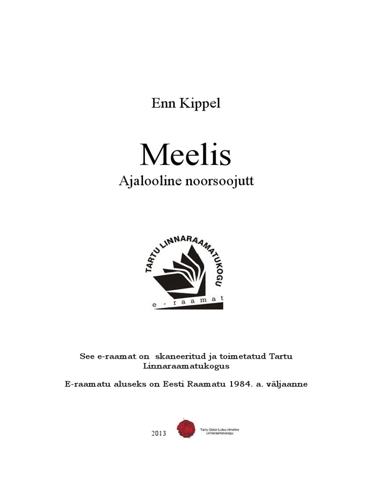 Enn Kippel Meelis | PDF