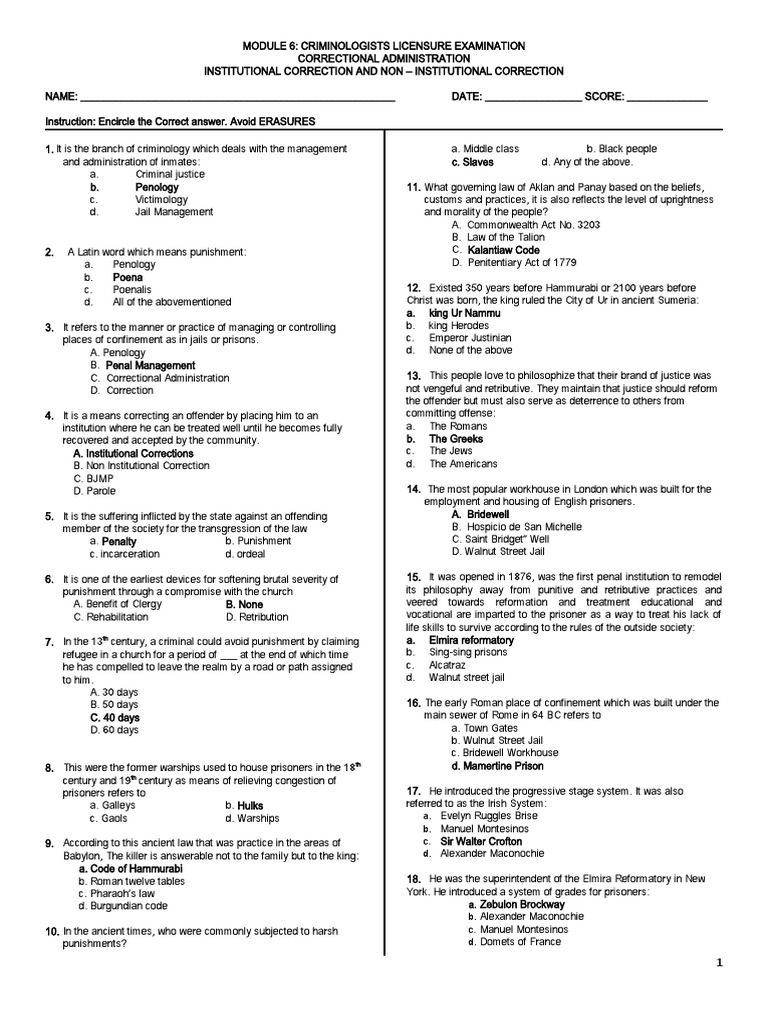 CA FC 2022 Ans. | PDF | Prison | Prisoner