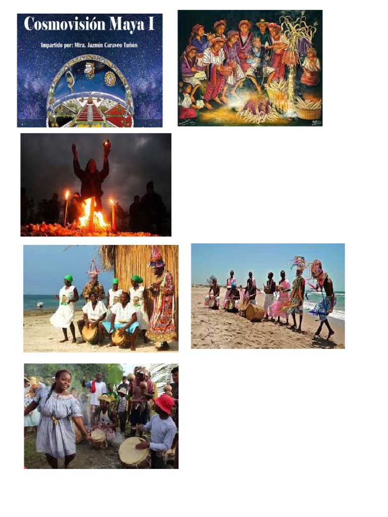 Imagenes de Cosmovision Maya y Garifuna Ladina y Xinka | PDF