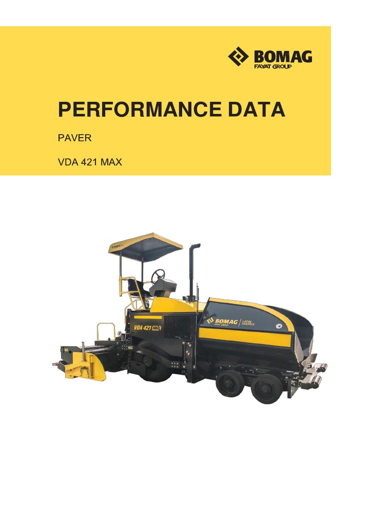 Datasheet VDA 421 MAX EN | PDF | Engines | Mechanical Engineering