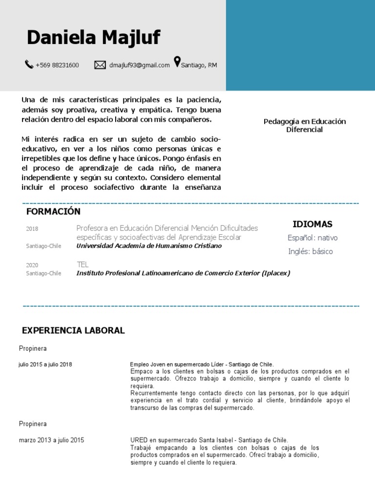 115 Curriculum Vitae Docente Profesor | PDF | Supermercado | Cliente 115 Curriculum Vitae Docente Profesor | PDF | Supermercado | Cliente