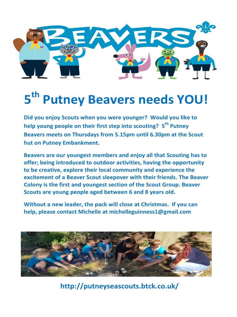 Issue 499 30th November 2018 Beavers Recruitment Poster | PDF