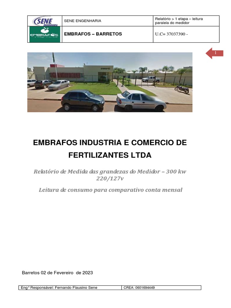 Relatorio Conclusivo Das Grandezas Eletricas 2023 - Pedro 02 de Fevereiro | PDF ...