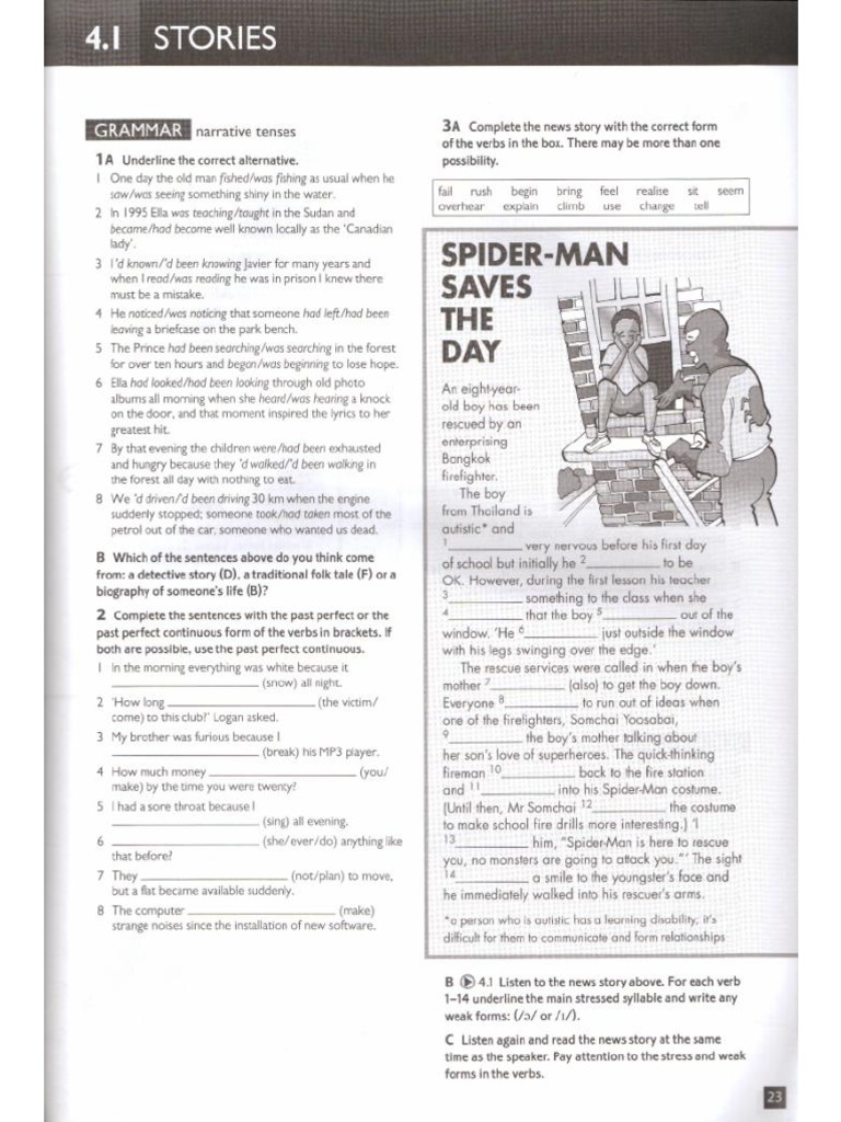 Speakout Upper Intermediate Unit 4 Workbookpp. 22-23 | PDF