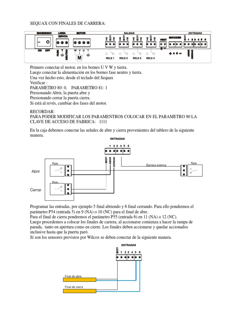 Sequax - Con - Finales | PDF | Relé | Ingeniería mecánica