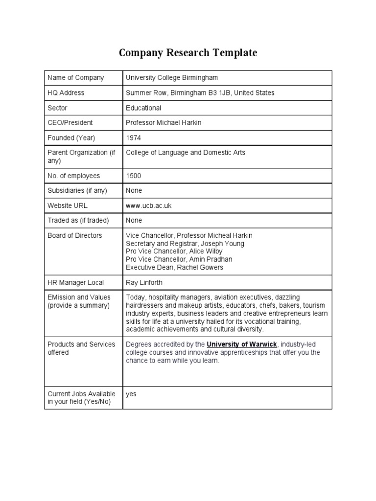 Job Description UCB | PDF