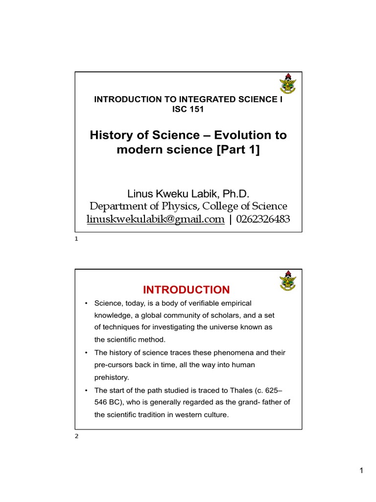 Evolution of Science - Part 1 PDF | PDF | Inertia | Force
