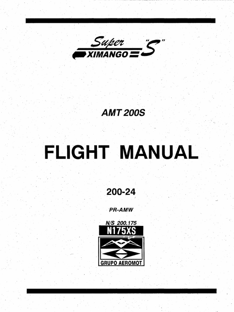 Amt 200s PDF | PDF | Manufactured Goods | Aviation