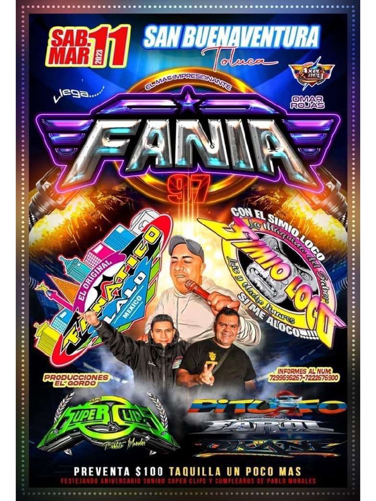 Evento Sonido Fania Toluca 2023 | PDF