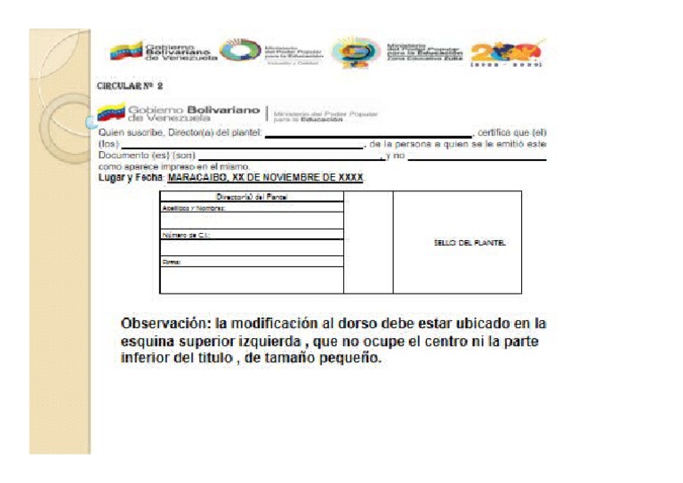 Modificación Al Dorso | PDF