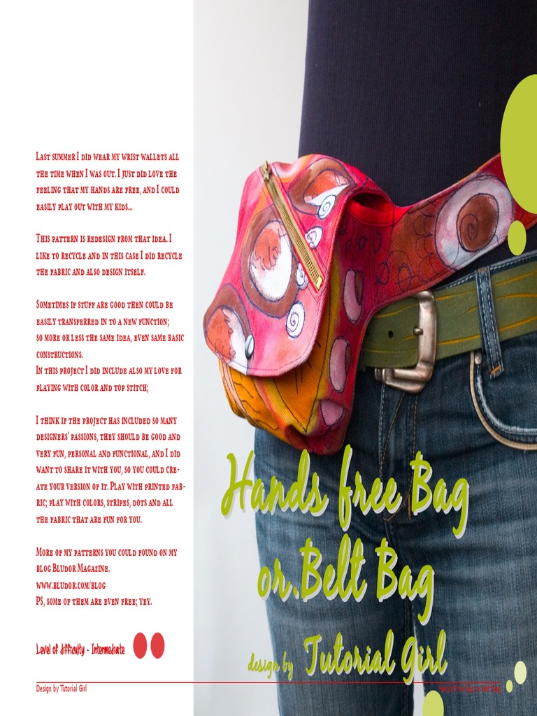 Belt Bag2014 | PDF | Sewing | Seam (Sewing)