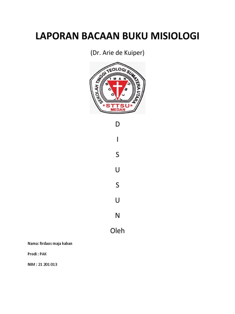 Laporan Bacaan Buku Misiologi | PDF