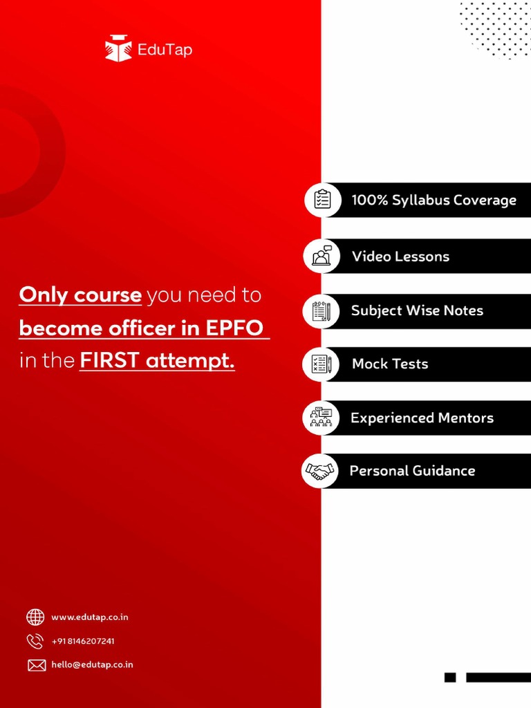 UPSC EPFO Brochure | PDF