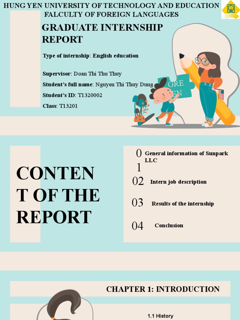 Internship Report | PDF | Teachers | Schools